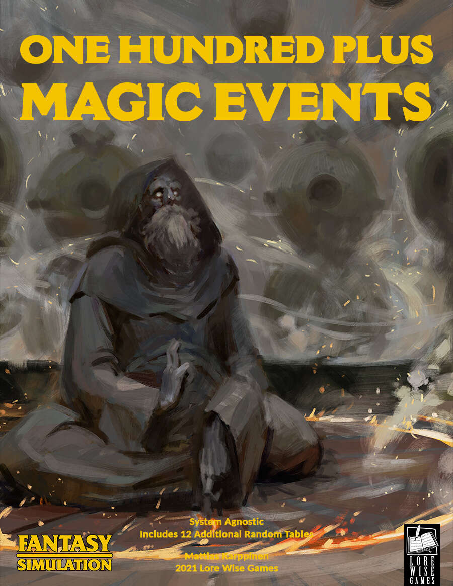 1d100 Plus Magic Events - Lore Wise Games | Fantasy Simulation ...
