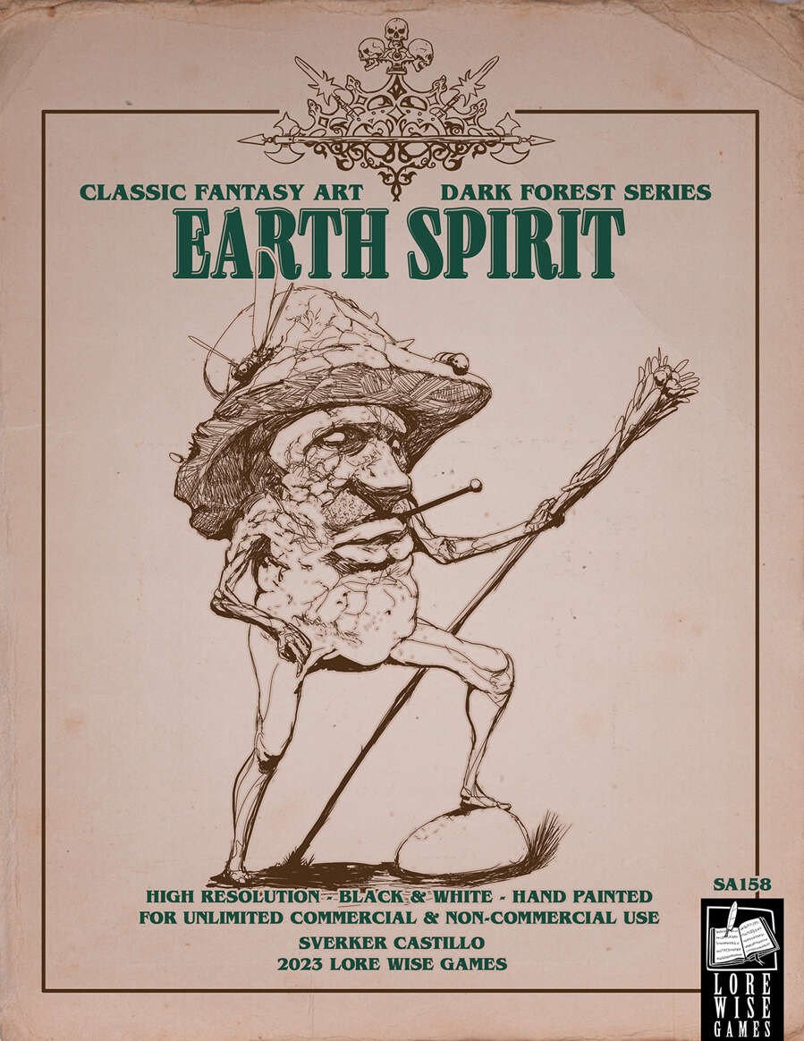 Fantasy Art - Earth Spirit - Lore Wise Games | Fantasy Stock Art ...