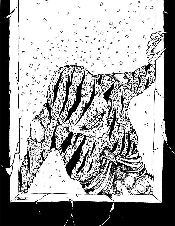 THC Stock Art: Ash Creature (BW png) - Tortoise & Hare Creations ...