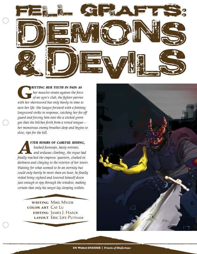 EN5ider #63 - Fell Grafts: Demons & Devils - EN Publishing | D&D 5th ...