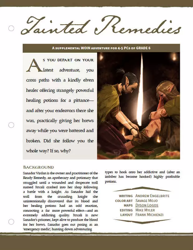 [WOIN] Tainted Remedies - EN Publishing | What's OLD is NEW (WOIN ...