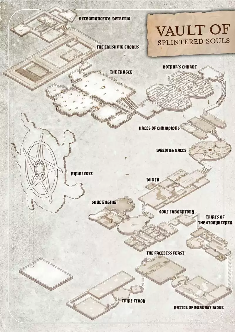 Vault of Splintered Souls Poster Map - EN Publishing | D&D 5th Edition ...