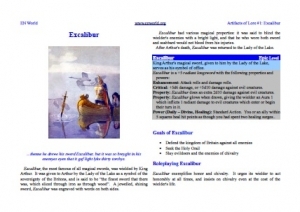 Artifacts of Lore #1: Excalibur - EN Publishing | DriveThruRPG