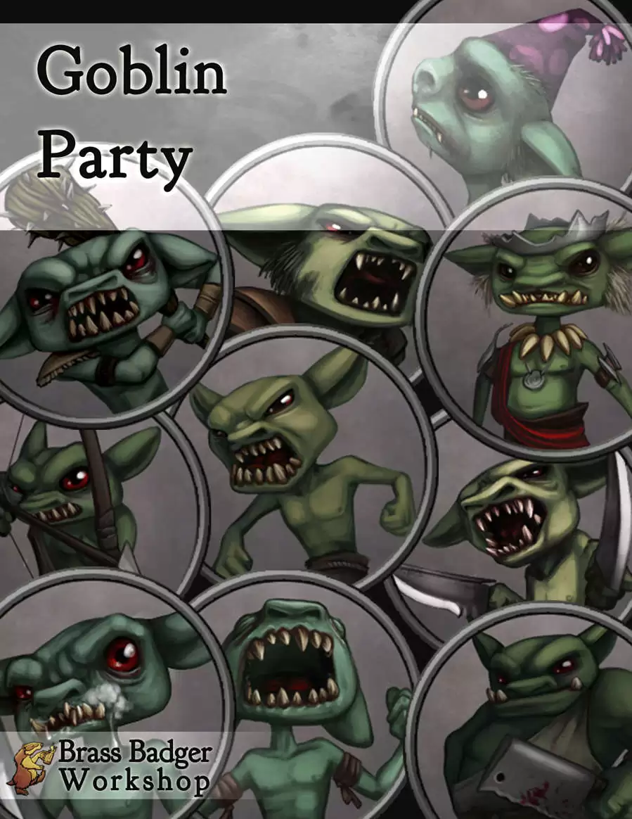 Goblin Party - Brass Badger Workshop | DriveThruRPG