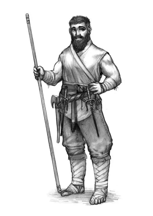 Character stock sketch series: Dwarf monk - Vagelio | Character ...