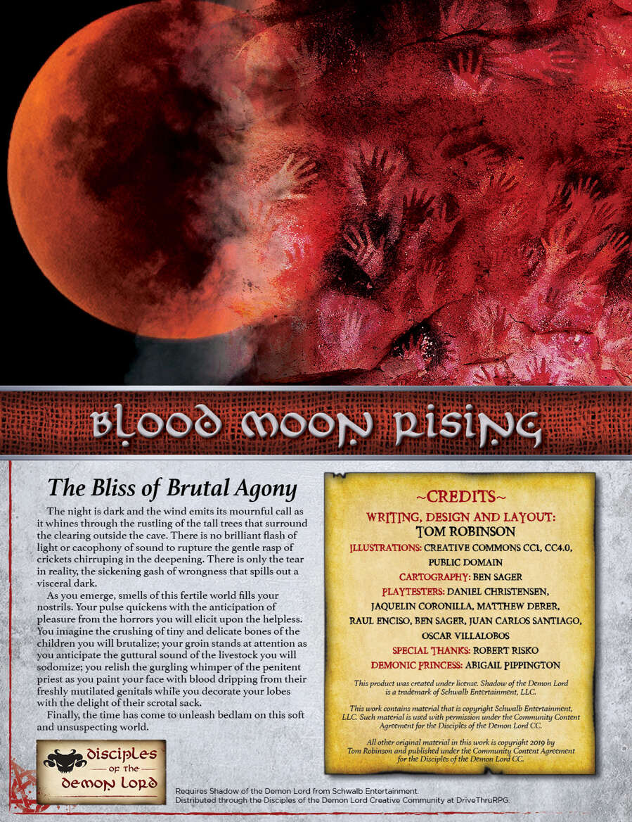 Blood Moon Rising - Schwalb Entertainment | Disciples of the Demon Lord ...