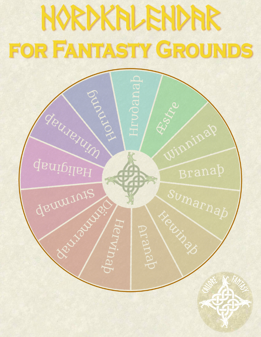 Nordkalender (Fantasy Grounds) - Dragonfire Workshop, LLC | Fantasy Grounds VTT | DriveThruRPG