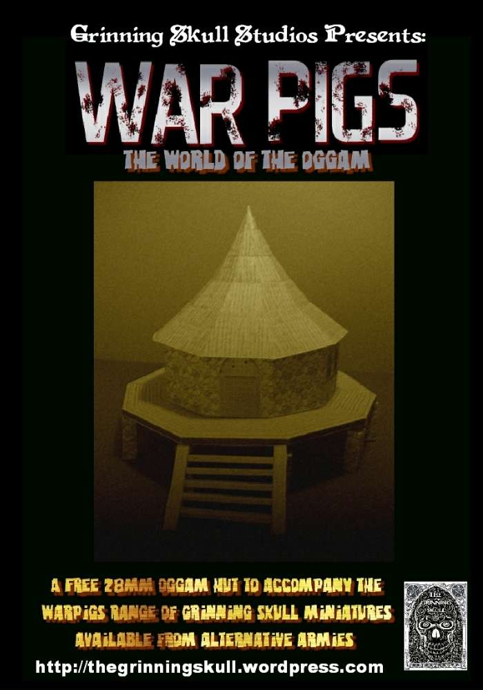 WAR PIGS: Oggam hut - Grinning Skull Studios | papermodels | misc ...