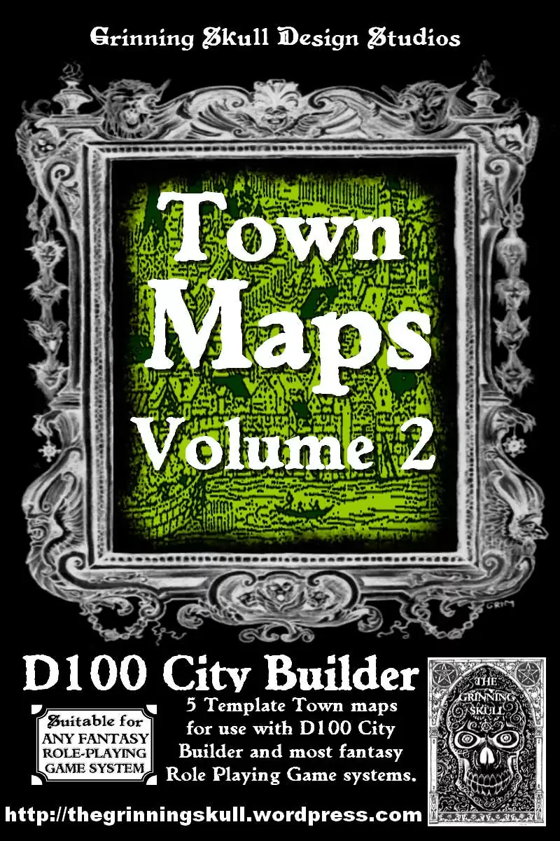 Town Maps Volume 2. - Grinning Skull Studios | Maps | DriveThruRPG