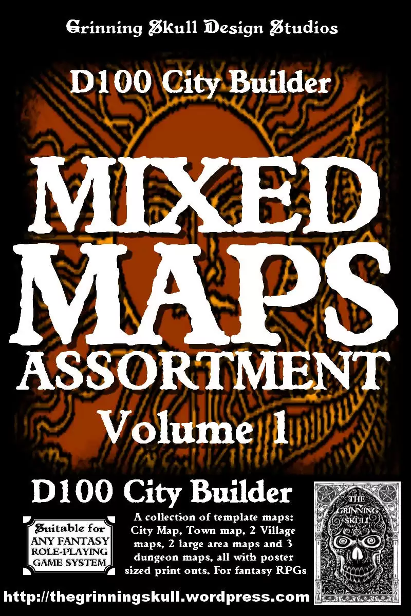 Mixed Maps Assortment Volume 1. - Grinning Skull Studios | Maps ...