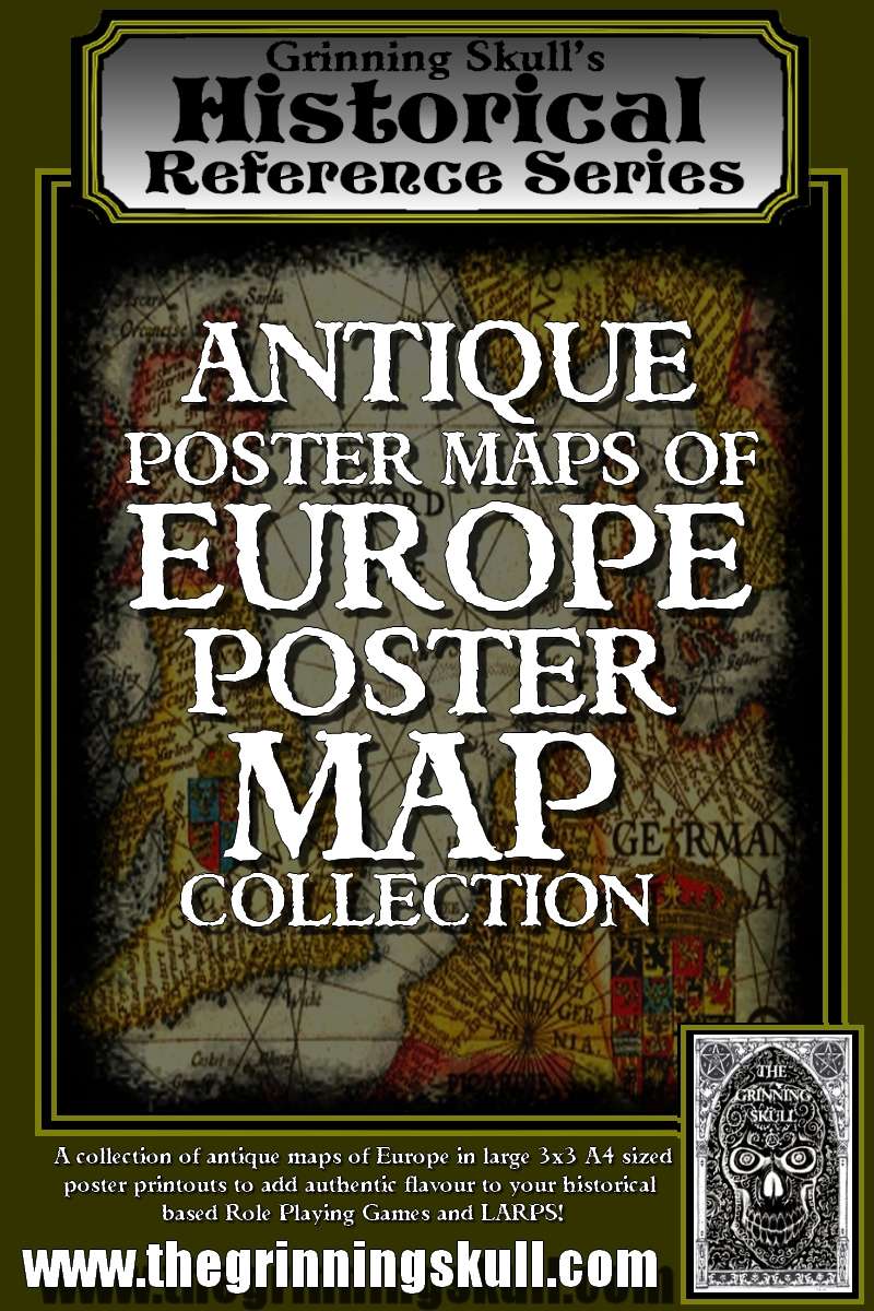 Grinning Skull's Historical Reference Series: Antique Poster Maps of ...