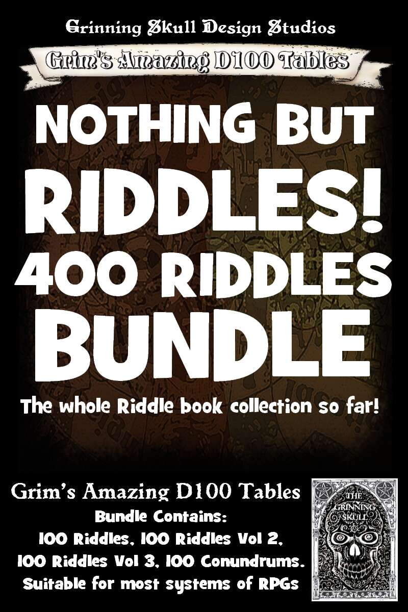 Nothing But Riddles, 400 Riddles [BUNDLE] - Grinning Skull Studios ...