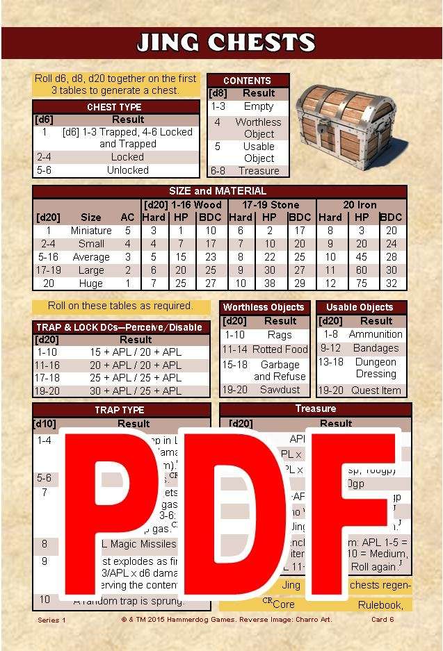 The Grande Temple of Jing (2016) - Mini Screen Inserts - Series 1 ...