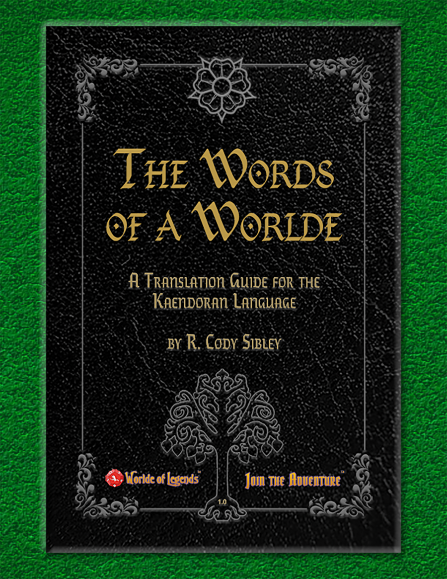 Worlde of Legends™ SUPPLEMENT: A Worlde of Words - A Translation Guide ...