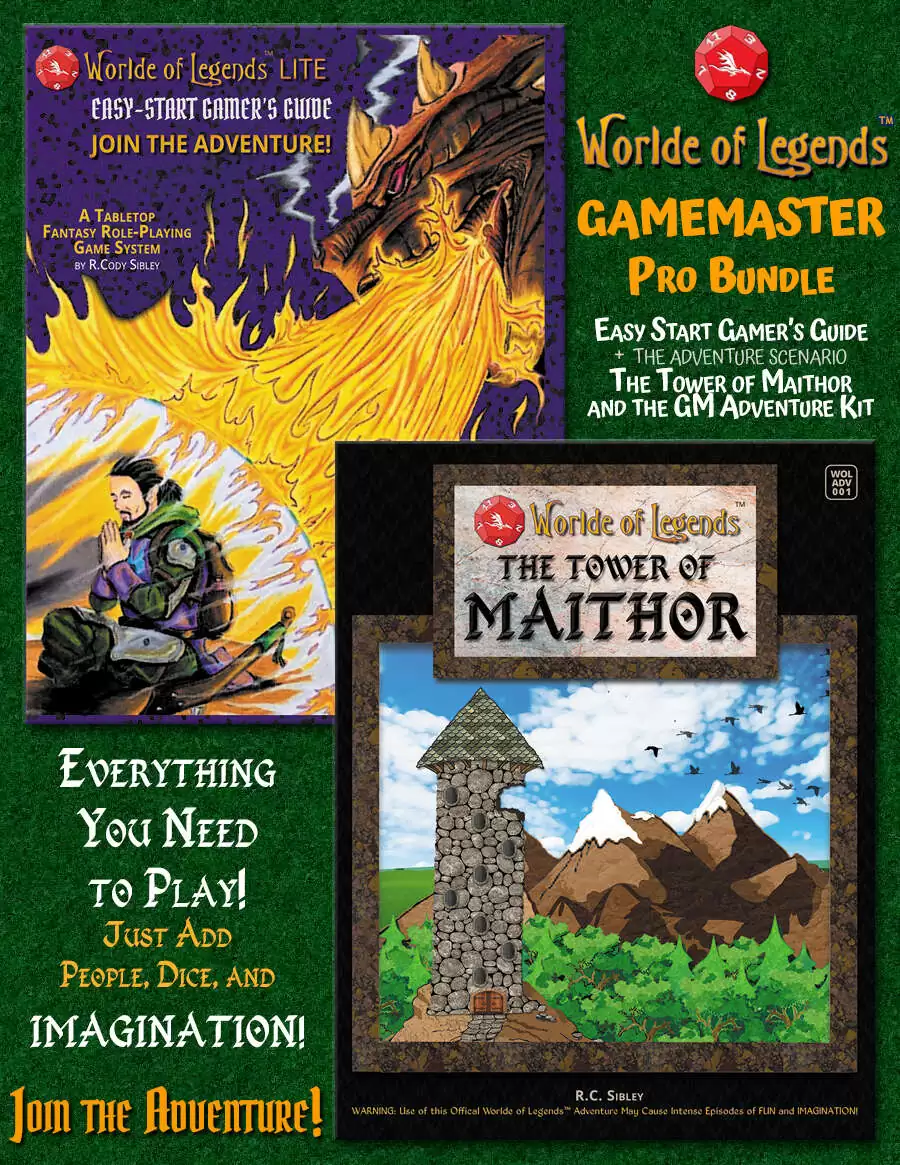 Worlde of Legends™ BUNDLE: LITE GM Pro Pack [BUNDLE] - Worlde of ...