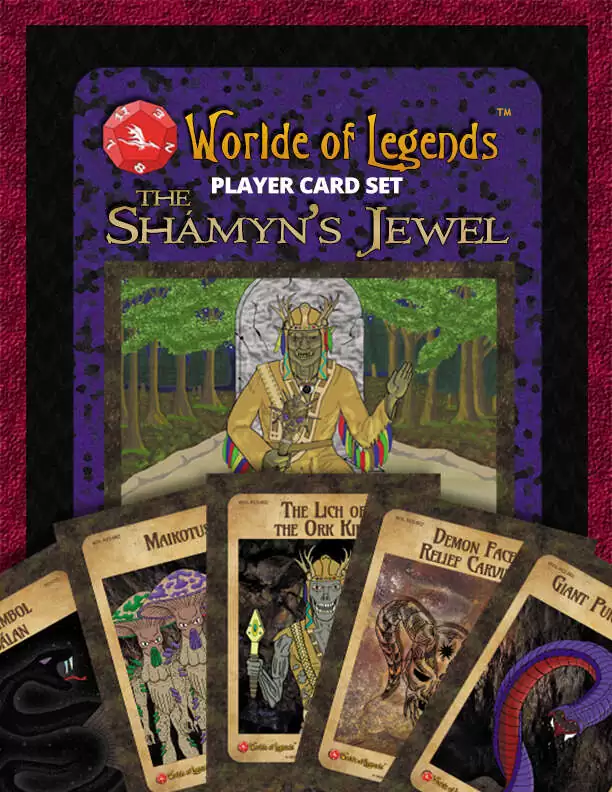 Worlde of Legends™ PLAYER CARDS: Set 021-040 - The Shámýn's Jewel ...