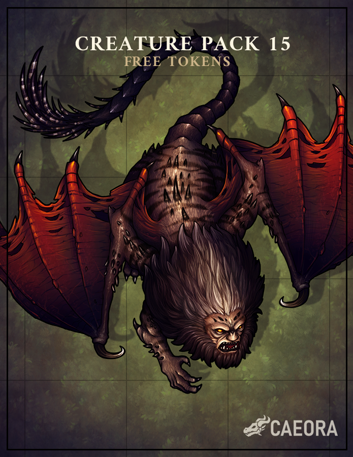 Creature Pack 15 - Caeora | Token Packs | DriveThruRPG