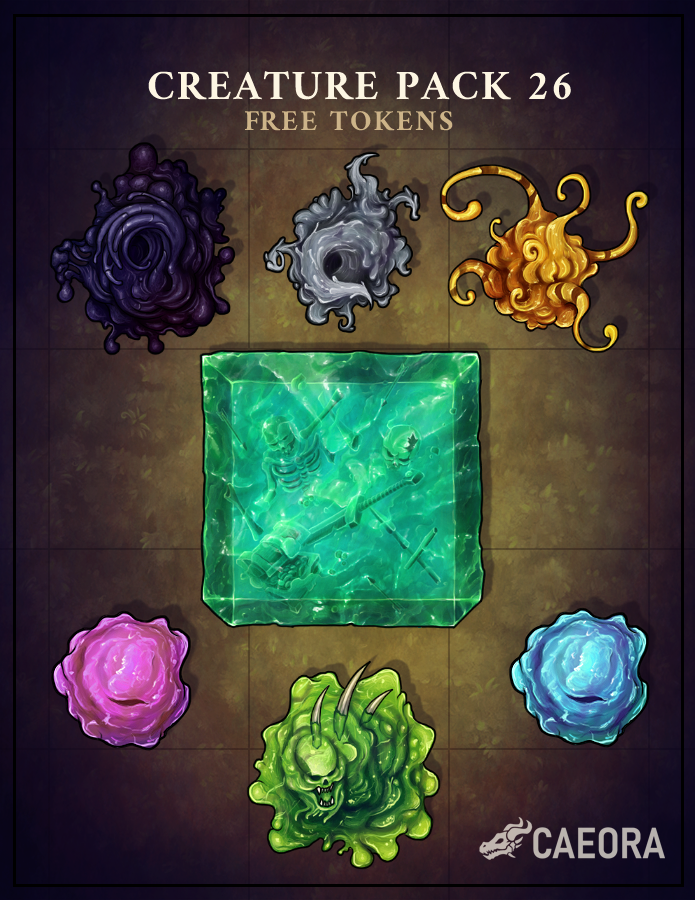 Creature Pack 26 - Caeora | Token Packs | DriveThruRPG