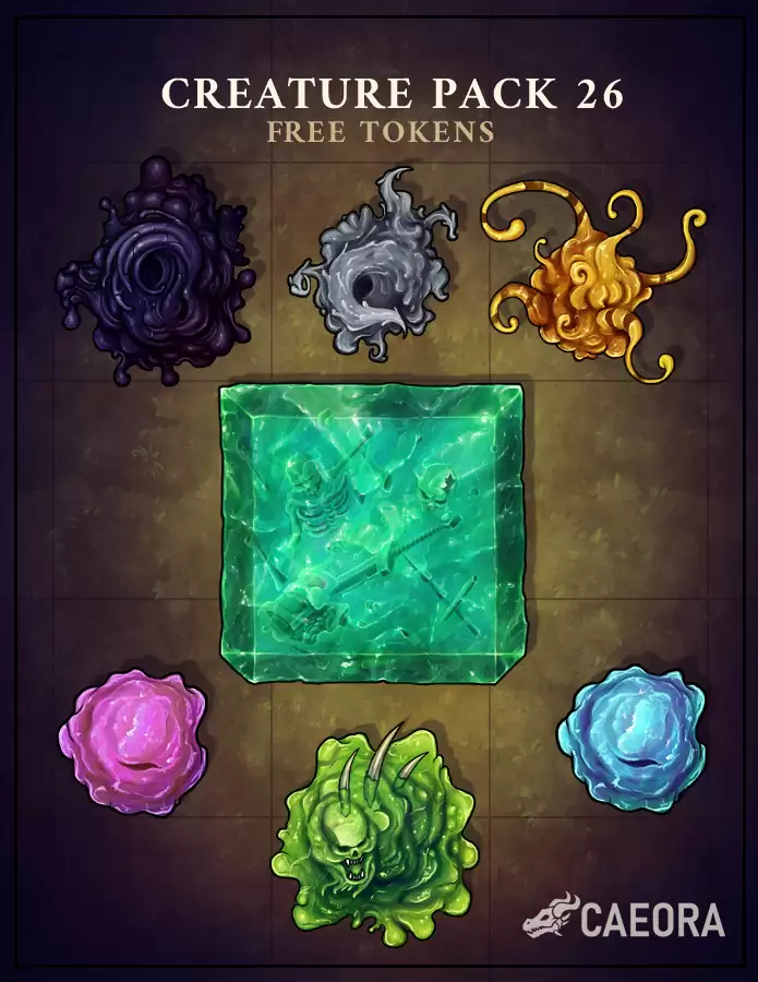 Creature Pack 26 - Caeora | Token Packs | DriveThruRPG