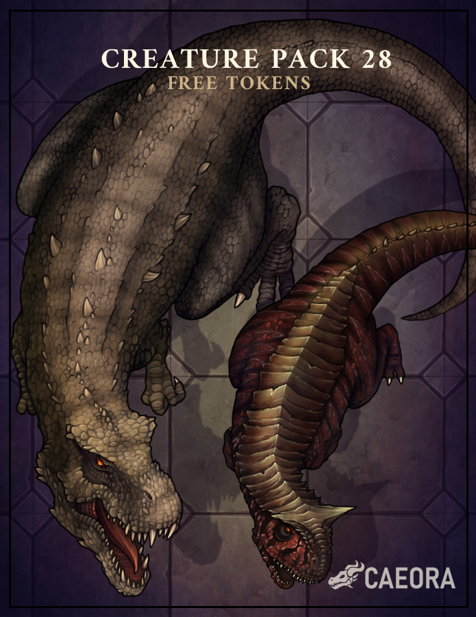 Creature Pack 28 - Caeora | Token Packs | DriveThruRPG