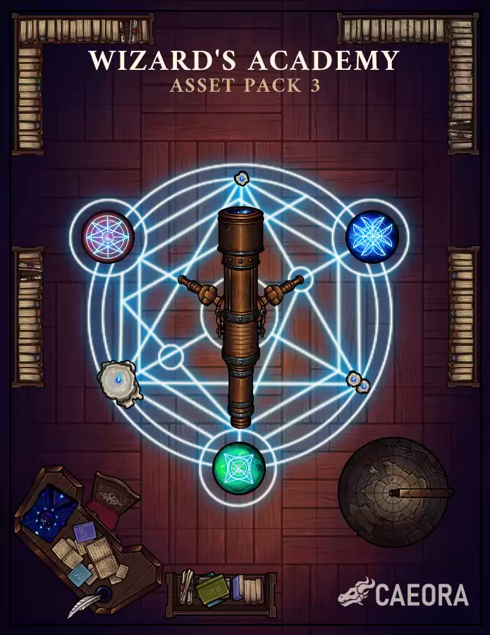 Wizard's Academy: Asset Pack - Caeora | DriveThruRPG