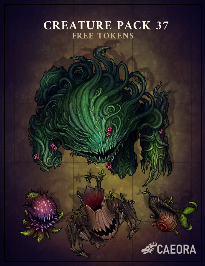 Creature Pack 37 - Caeora | Token Packs | DriveThruRPG