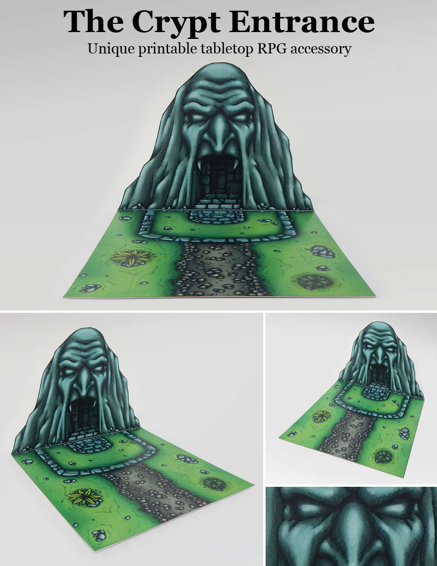 Crypt Entrance | Modular dungeon accessory - RPG Blacksmith | DriveThruRPG