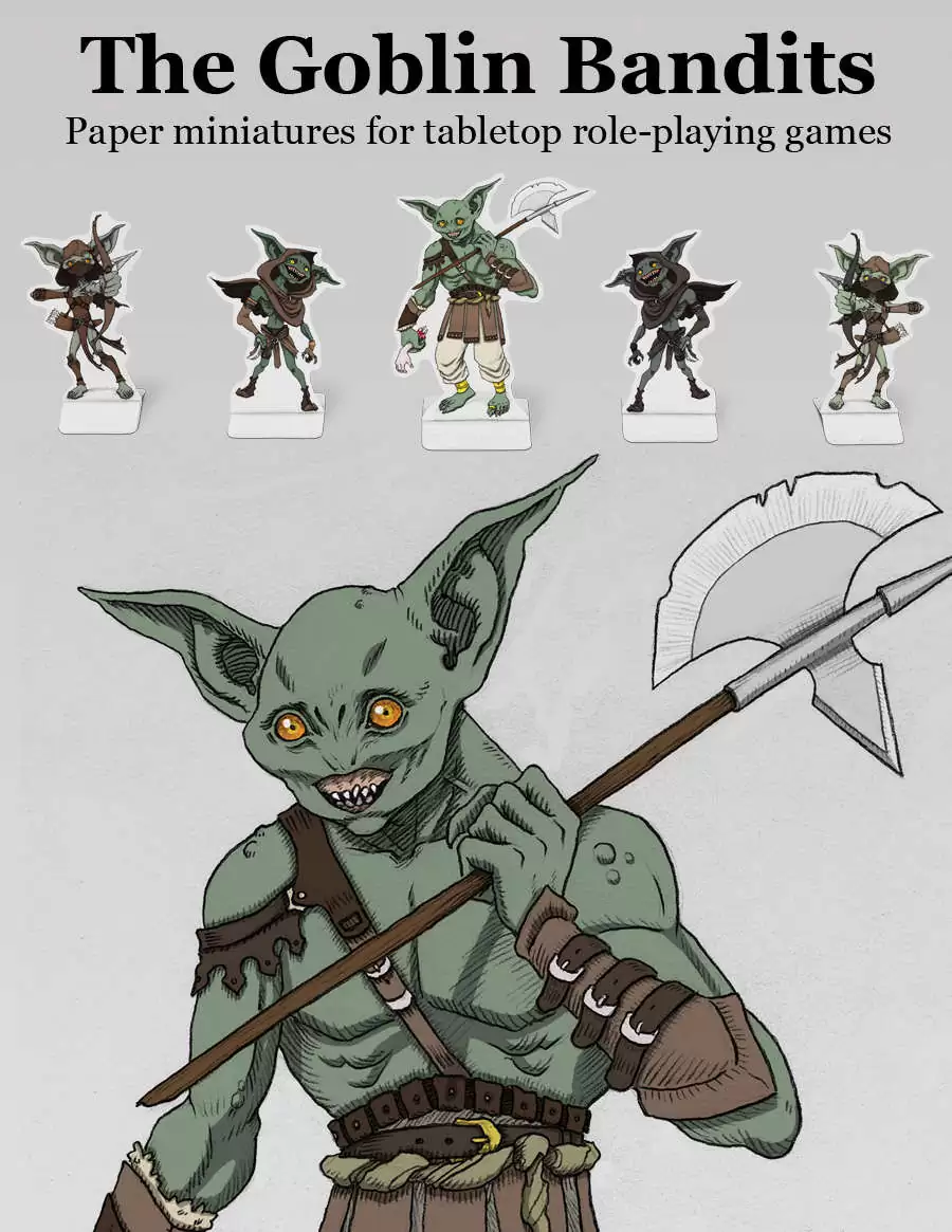 The Goblin Bandits | Paper Miniatures for Tabletop RPGs - RPG ...