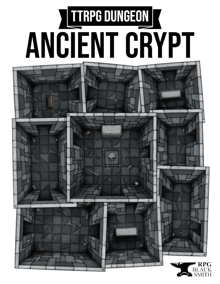 Ancient Crypt Dungeon - RPG Blacksmith | DriveThruRPG