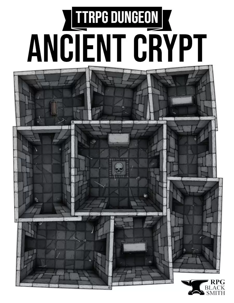 Ancient Crypt Dungeon - RPG Blacksmith | DriveThruRPG