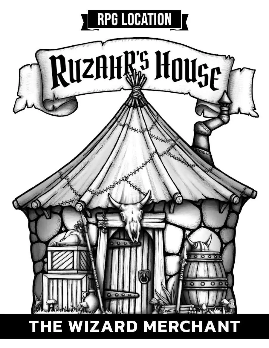 Ruzahr's House | The Wizard Merchant - RPG Blacksmith | DriveThruRPG
