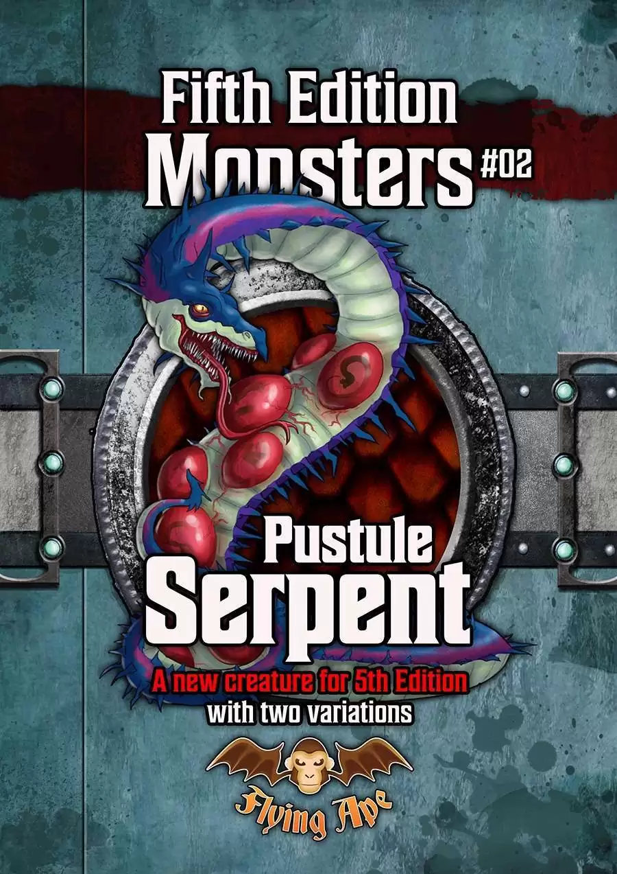Pustule Serpent - Fifth Edition Monsters #02 - Dungeon Masters Guild ...