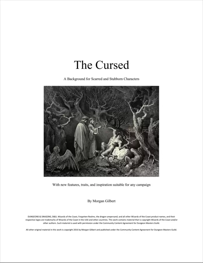 Background: The Cursed - Dungeon Masters Guild | DriveThruRPG
