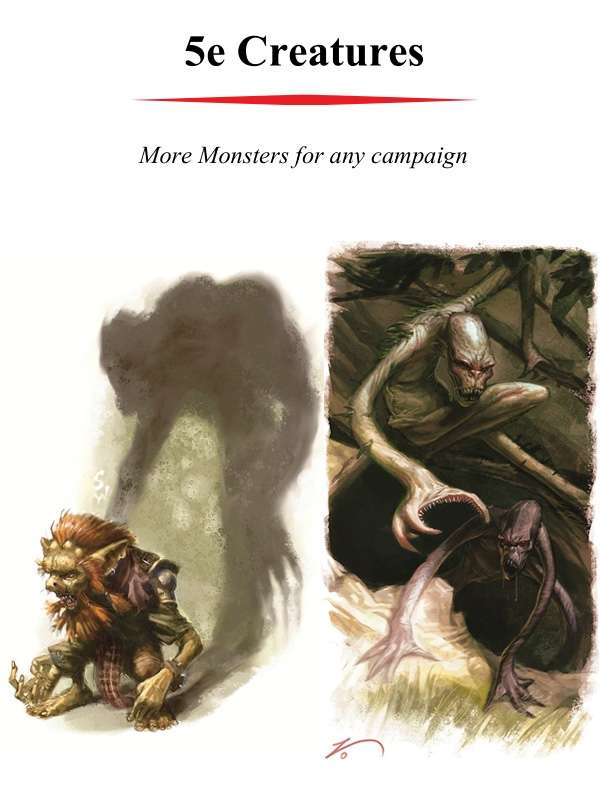 5e Creatures - Dungeon Masters Guild | DriveThruRPG
