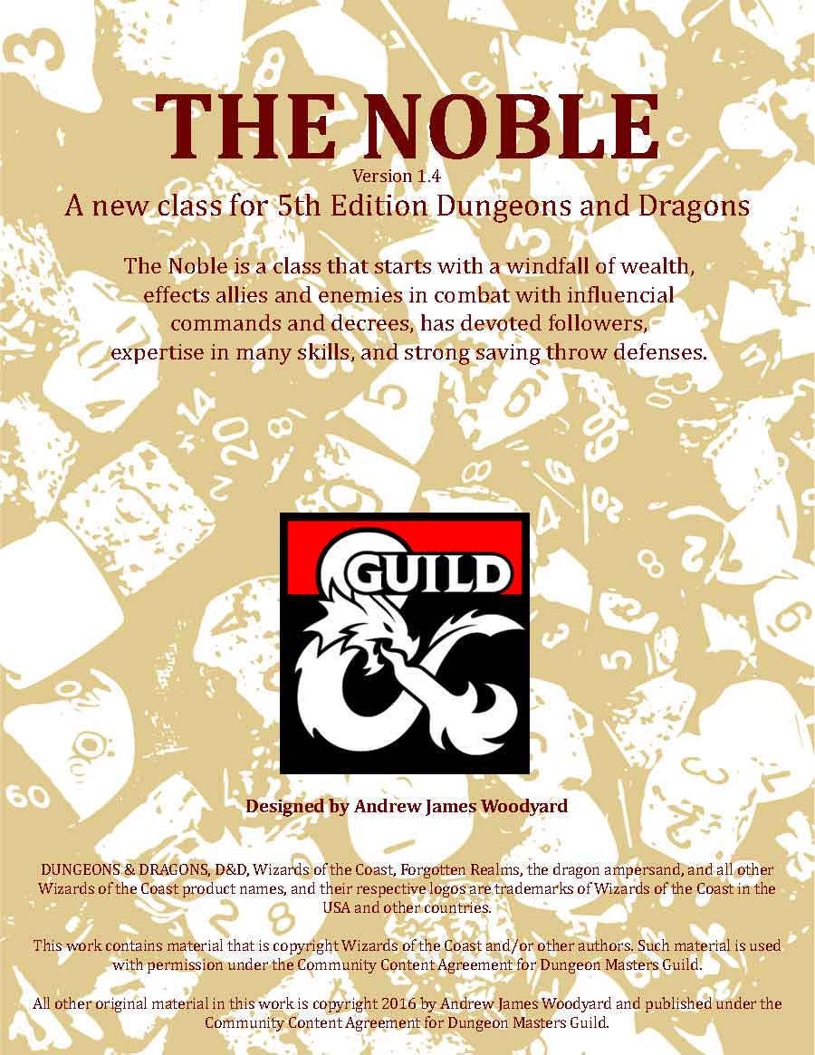 The Noble - Dungeon Masters Guild | DriveThruRPG
