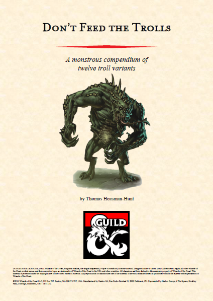 Don't Feed the Trolls - Dungeon Masters Guild | DriveThruRPG