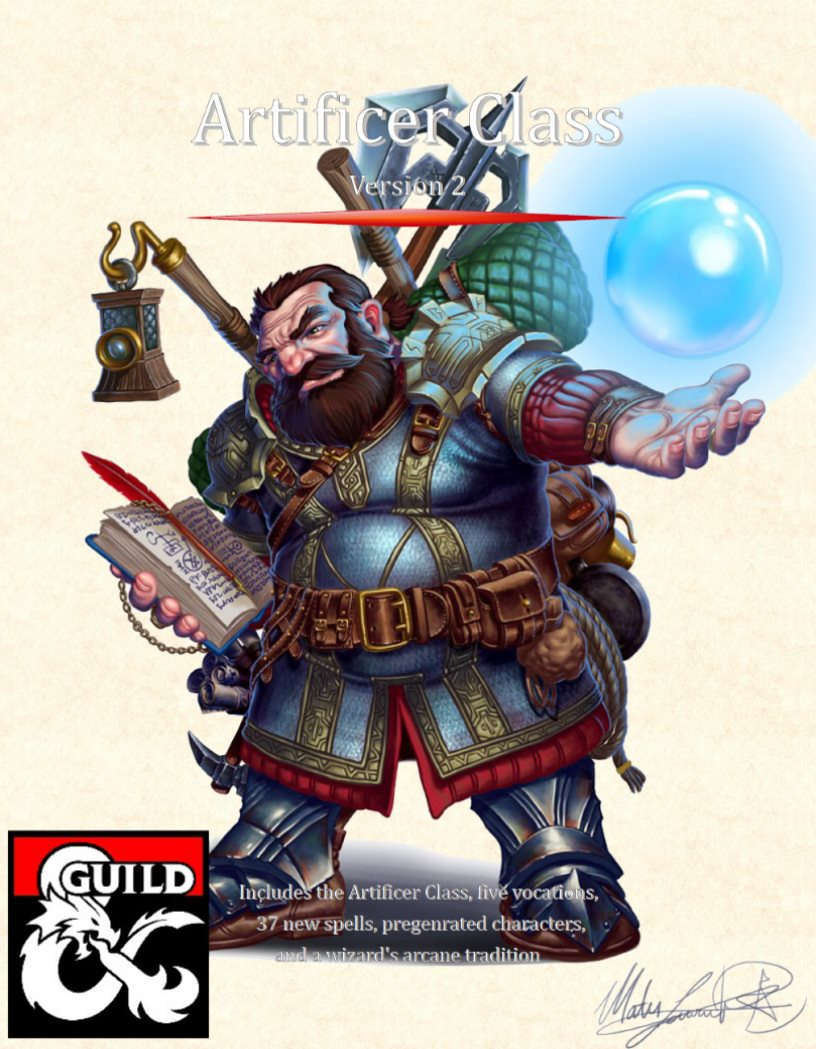 Artificer Class (5e) - Dungeon Masters Guild | DriveThruRPG