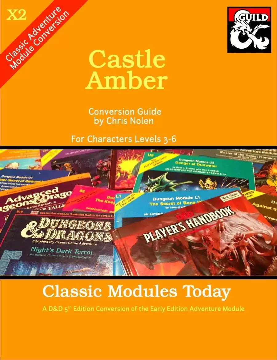 Classic Modules Today: X2 Castle Amber (5e) - Dungeon Masters Guild ...