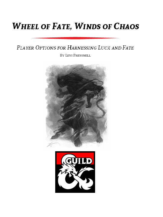 Wheel of Fate, Winds of Chaos - The Hexblade Class and Archetypes for ...
