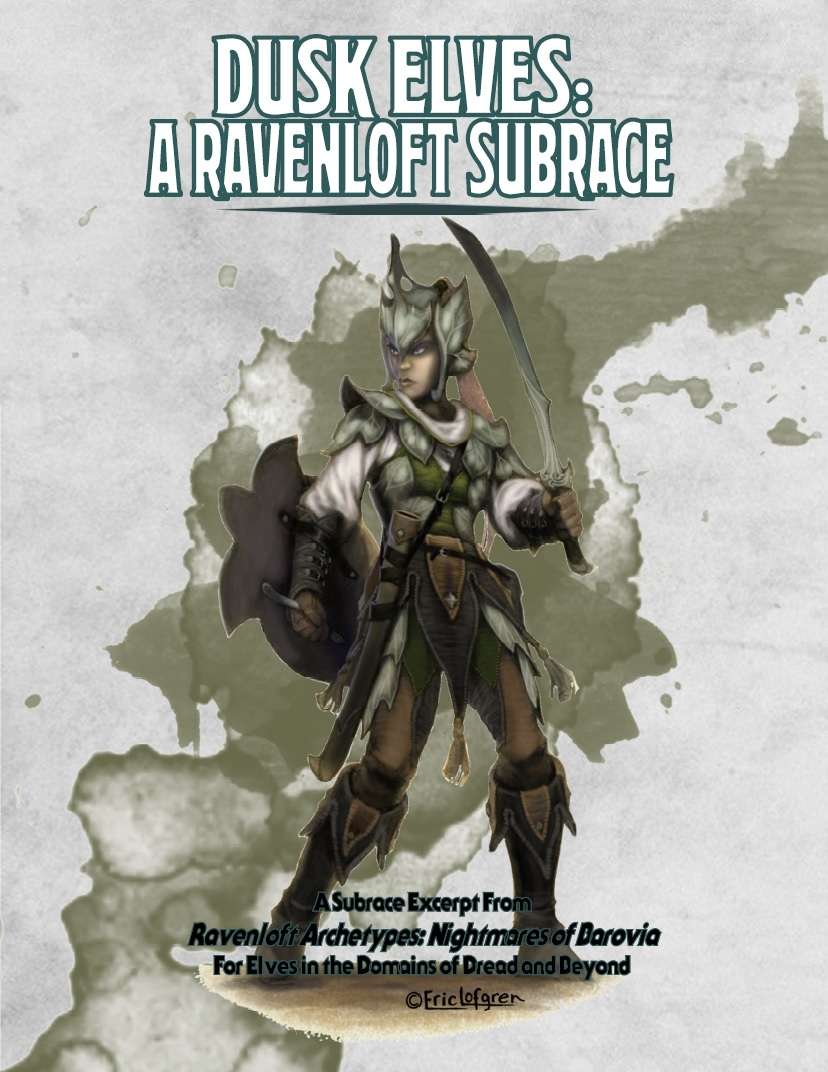 Dusk Elves: A Ravenloft Subrace - Dungeon Masters Guild | DriveThruRPG