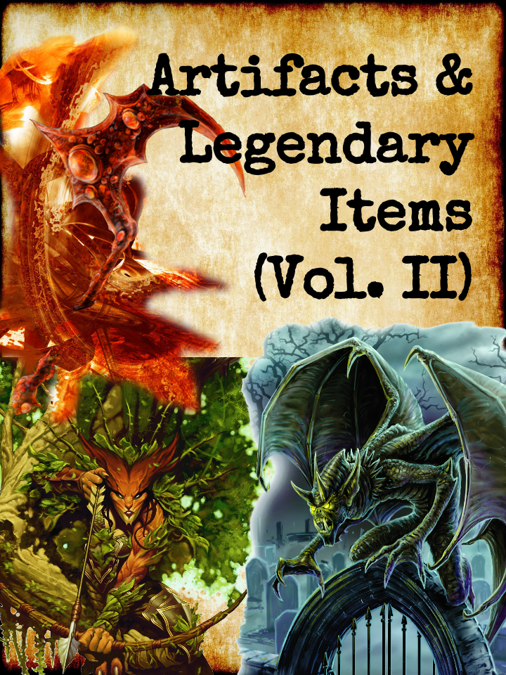 Artifacts and Legendary Items: Volume #2 - Dungeon Masters Guild ...