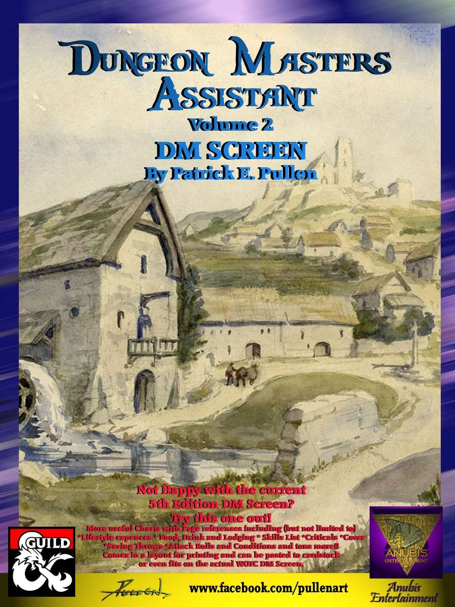 DMA #2 Improved Dungeon Master's Screen - Dungeon Masters Guild | DriveThruRPG