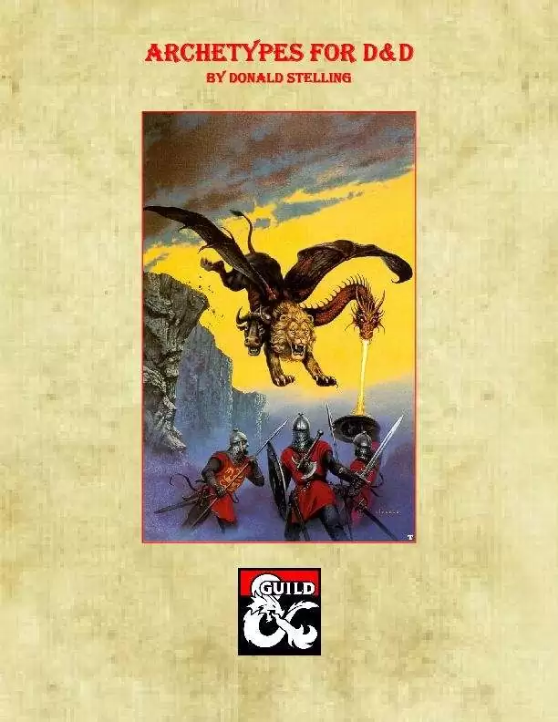 Archetypes for D&D - Dungeon Masters Guild | DriveThruRPG