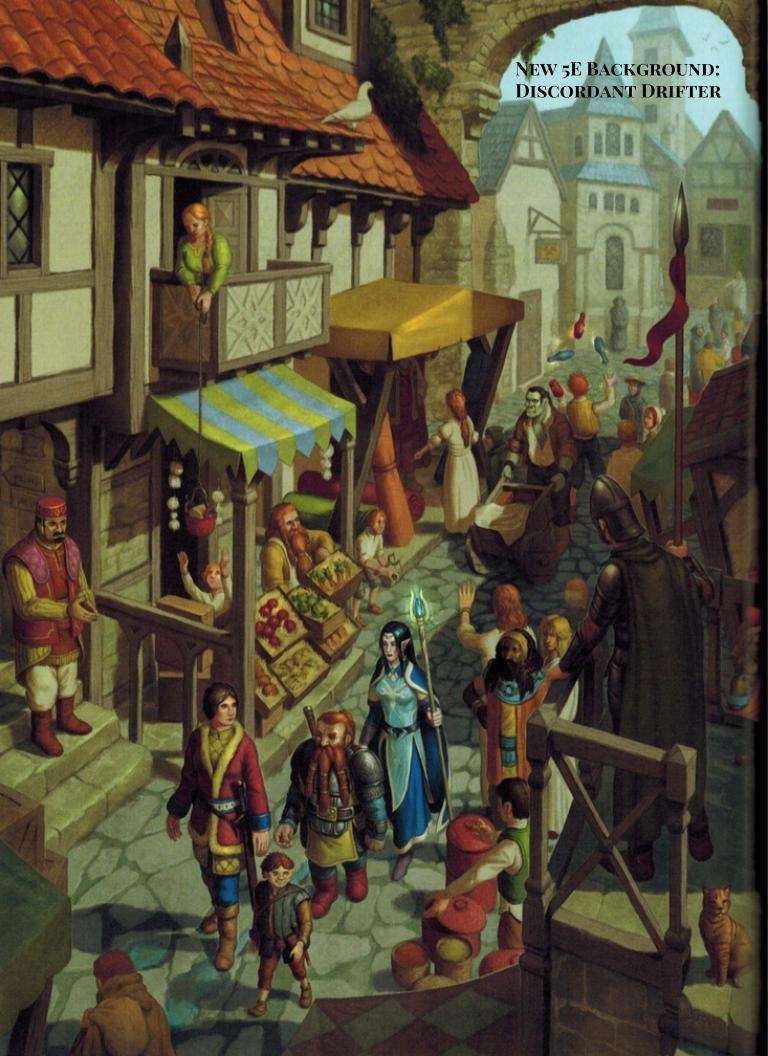 Background: Discordant Drifter (5e) - Dungeon Masters Guild | DriveThruRPG
