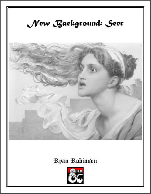New Background: Seer - Dungeon Masters Guild | DriveThruRPG