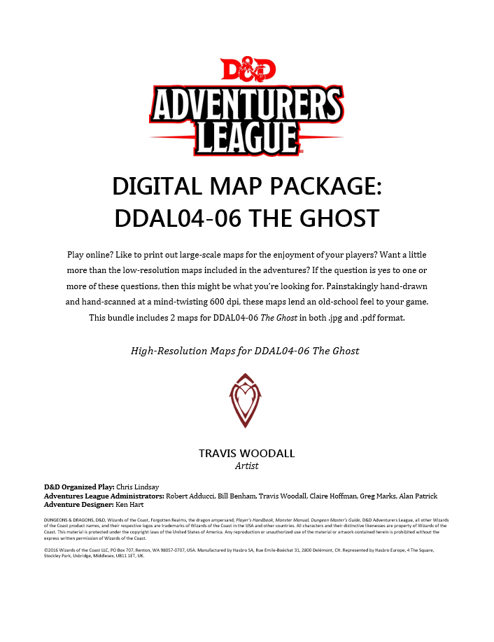 Digital Map Pack: DDAL04-06 The Ghost - Dungeon Masters Guild | DriveThruRPG