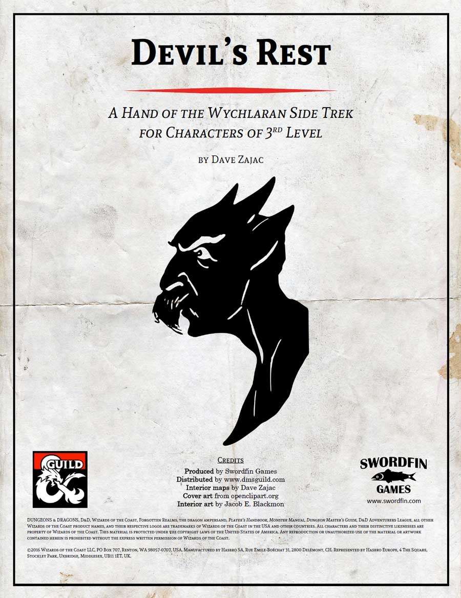 Devil's Rest: A Hand of the Wychlaran Side Trek - Dungeon Masters Guild ...