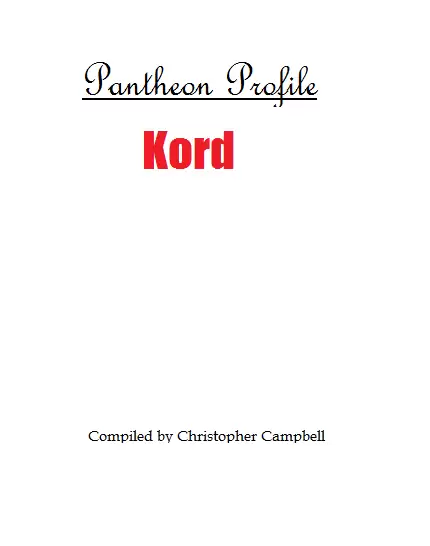 Pantheon Profiles: Kord - Dungeon Masters Guild | DriveThruRPG