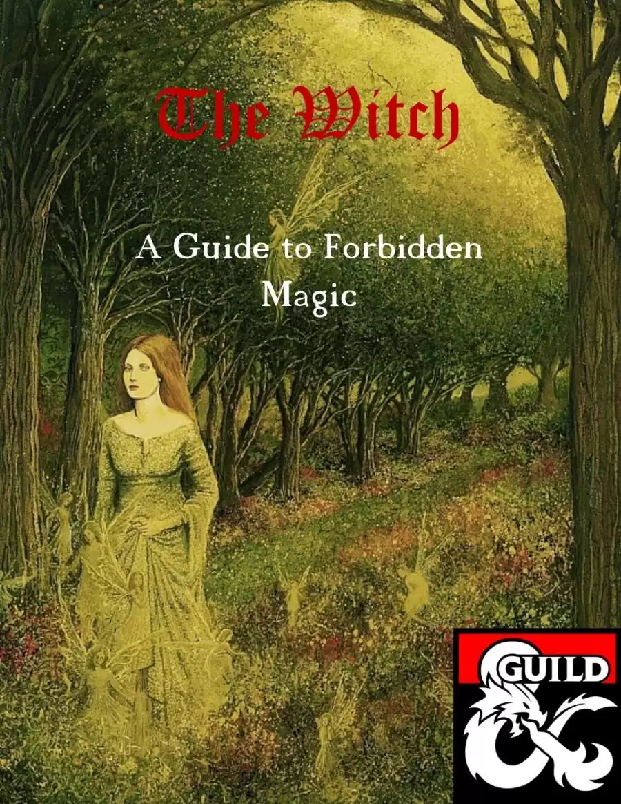 Witch Class, D&D 5e (inspired by Dragon #114 witch) - Dungeon Masters ...