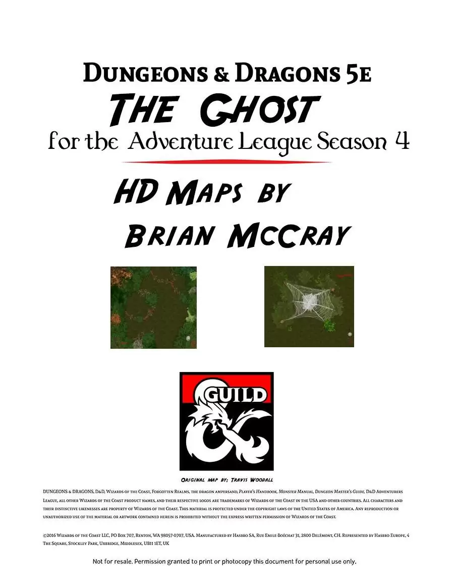 The Ghost HD maps - Dungeon Masters Guild | DriveThruRPG